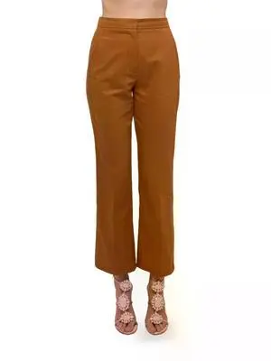 Giambattista Valli Concealed-fastening Trousers - Brown