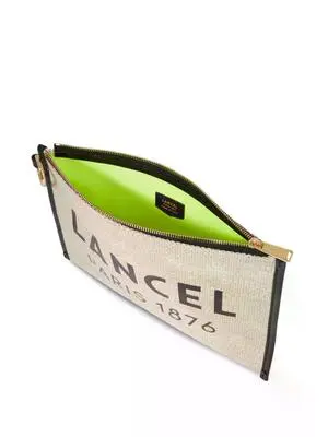 LANCEL Logo Zip Wallet