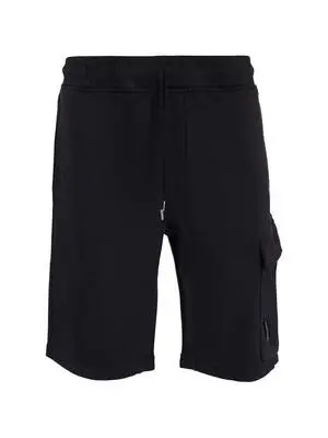 C.P. COMPANY Drawstring Pocket Shorts - Black