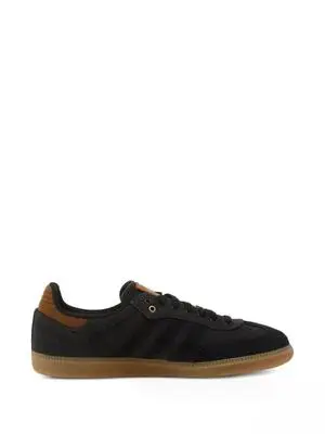 Adidas Samba Striped Sneakers - Black