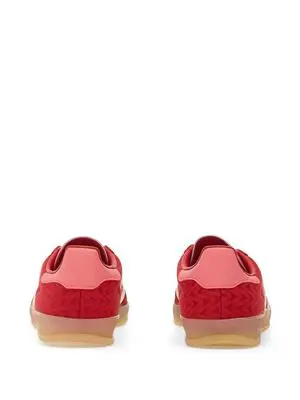 Adidas Gazelle Indoor Striped Sneakers - Red