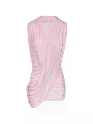 Magda Butrym Draped Mini Dress - Pink