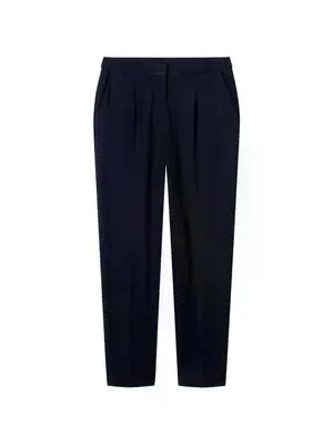 LUISA CERANO Pleated Trousers - Blue