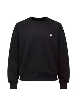 MSGM Logo Crew Neck Sweater - Black