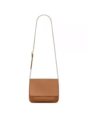Saint Laurent Small Front-flap Shoulder Bag - Brown