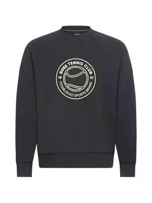 BOSS Salbo Tennis Club Graphic Sweatshirt - Blue