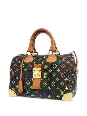 LOUIS VUITTON X Takashi Murakami Speedy 30 Handbag - Black