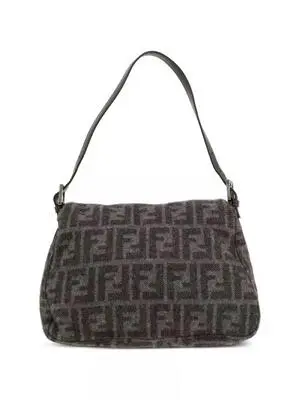 Fendi 2000s Mamma Baguette Handbag - Grey