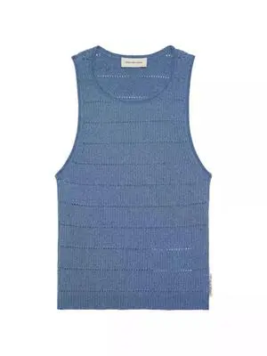 Calvin Klein Openwork-construction Top - Blue