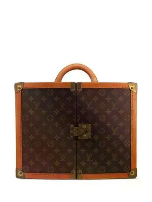 LOUIS VUITTON Sharon Stone Monogram Vanity Case - Brown