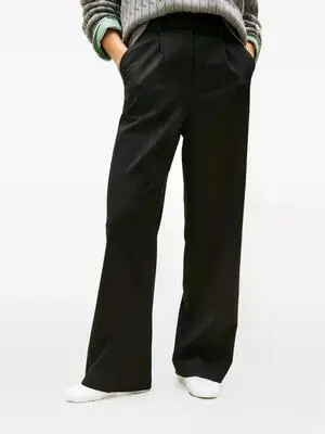 Tommy Hilfiger Pleated Trousers - Black