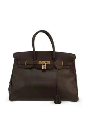 Hermès 1995 35 Birkin Handbag - Brown