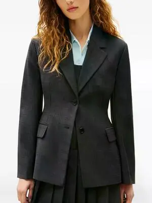 Tommy Hilfiger Check Buttoned Blazer