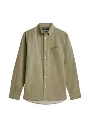 Tommy Hilfiger Button-up Long-sleeve Shirt - Green