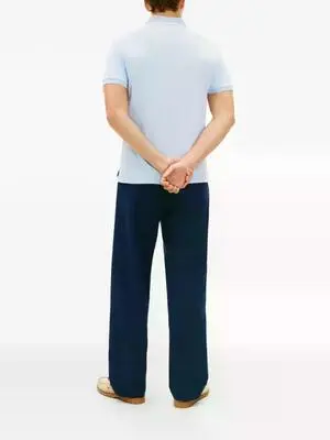 Tommy Hilfiger Stripe-collar Polo Shirt - Blue