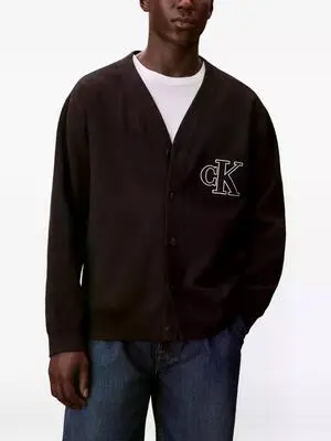 Calvin Klein Logo-appliqué Cardigan