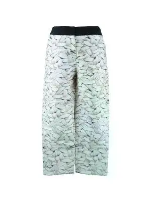 Giambattista Valli Rope-print Trousers - Neutrals