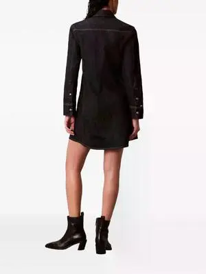 Calvin Klein Buttoned Collared Mini Dress