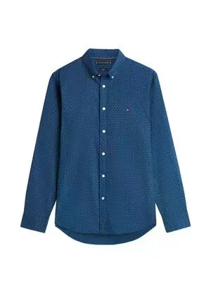 Tommy Hilfiger Polka-dot Shirt - Blue