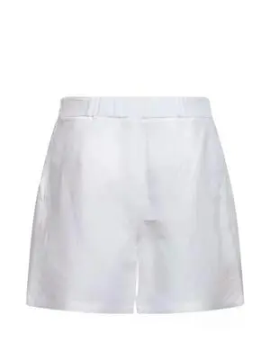 BLANCA VITA Elasticated-waistband Pleated Shorts