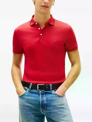 Tommy Hilfiger Tipped-collar Polo Shirt - Red