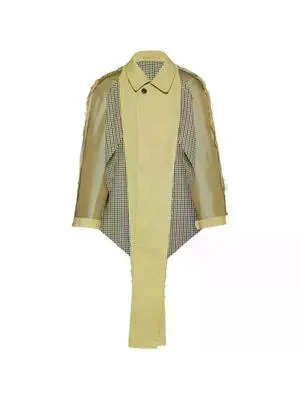 MAISON MARGIELA Décortiqué Trench Cotton Scarf - Green
