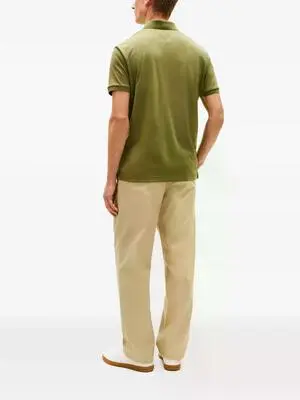 Tommy Hilfiger Short-sleeve Logo-detail Polo Shirt - Green