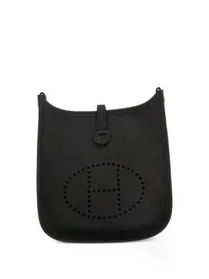 Hermès Evelyne Leather Mini Shoulder Bag - Black