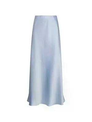 BLANCA VITA Elasticated Flared Skirt - Blue