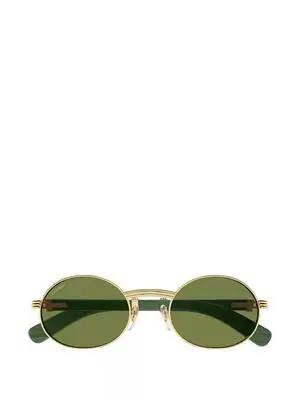 CARTIER Round-frame Sunglasses - Gold