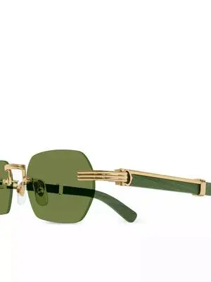 CARTIER Rectangle-frame Sunglasses
