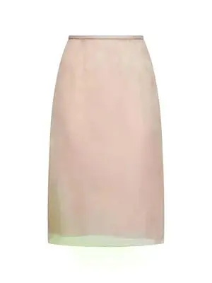 BLANCA VITA Fitted Skirt - Neutrals