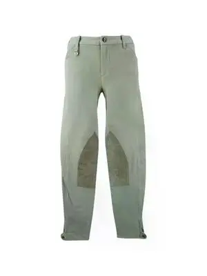 Polo Ralph Lauren Riding Leather-patches Trousers - Green