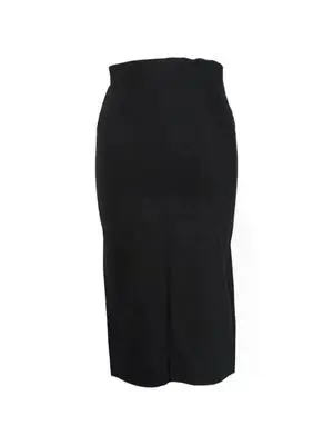 Donna Karan New York Linen Skirt - Black