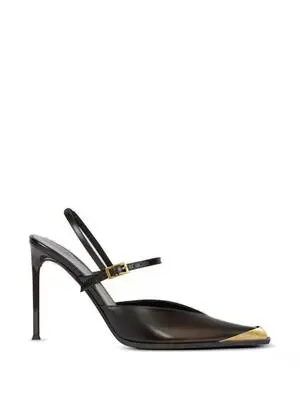 Etro Toe Strap Court Shoes - Brown
