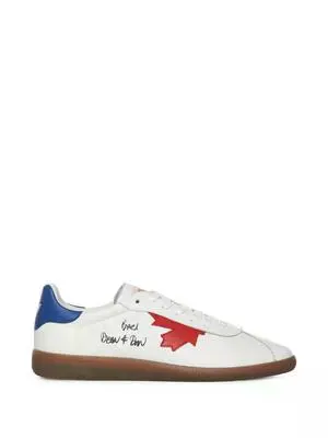 Dsquared2 Rebels Leather Sneakers - White