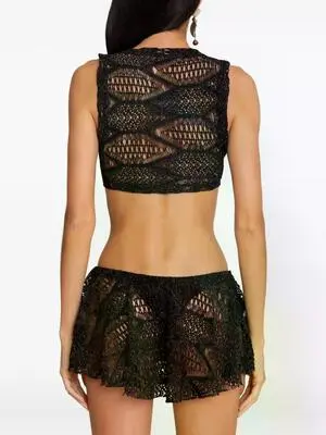 AMIR SLAMA Tie-front Knit Bikini