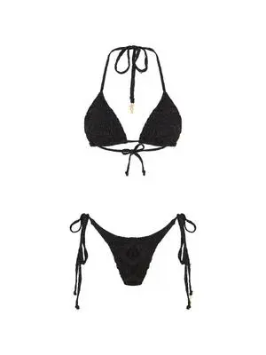 AMIR SLAMA Side-tie Bikini - Black