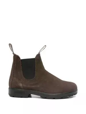 Blundstone Suede Chelsea Boots - Brown