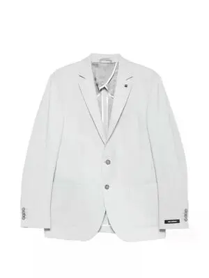 Karl Lagerfeld Single-breasted Blazer - Grey