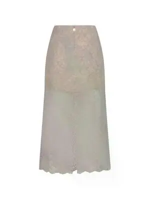 ROTATE BY BIRGER CHRISTENSEN Lace Midi Skirt