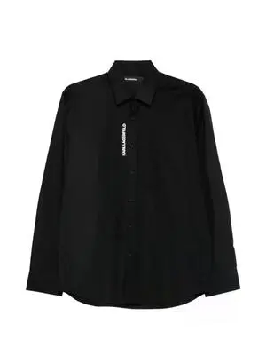 Karl Lagerfeld Logo Detail Shirt - Black