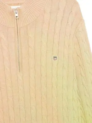 Gant Cable-knit Zip Sweater