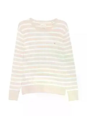 Gant Striped Sweater - Neutrals
