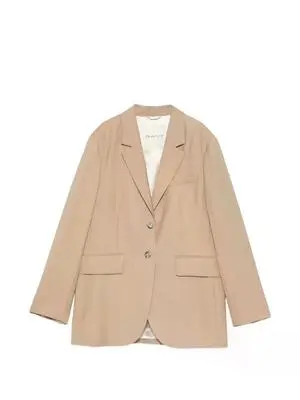 Gant Single-breasted Blazer - Neutrals