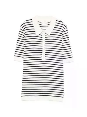 Gant Striped Polo Shirt - White
