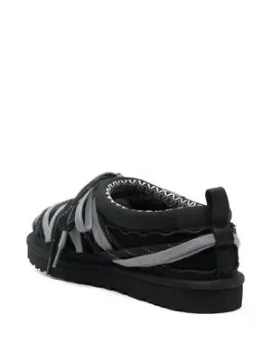 UGG Tasman Lace-up Slippers - Black