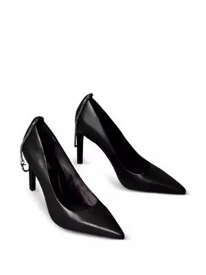 Calvin Klein Chain-embellished Pointed-toe Pumps