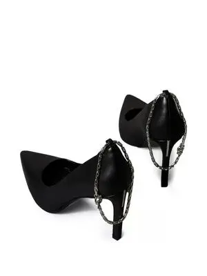 Calvin Klein Chain-embellished Pointed-toe Pumps