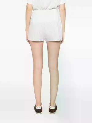 Soft Goat Pointelle Mini Shorts